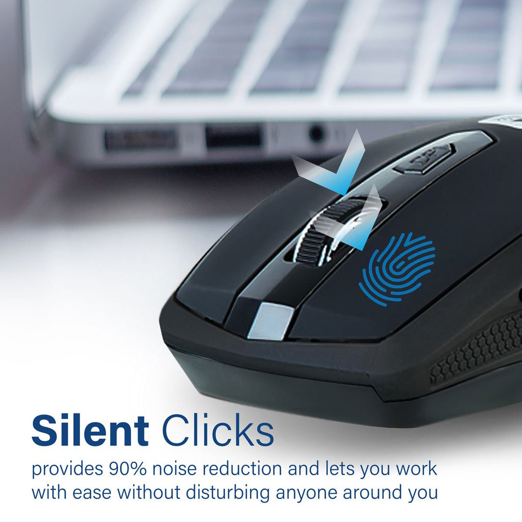 Silent Switch Streamlined Wireless Mouse – Promate Philippines