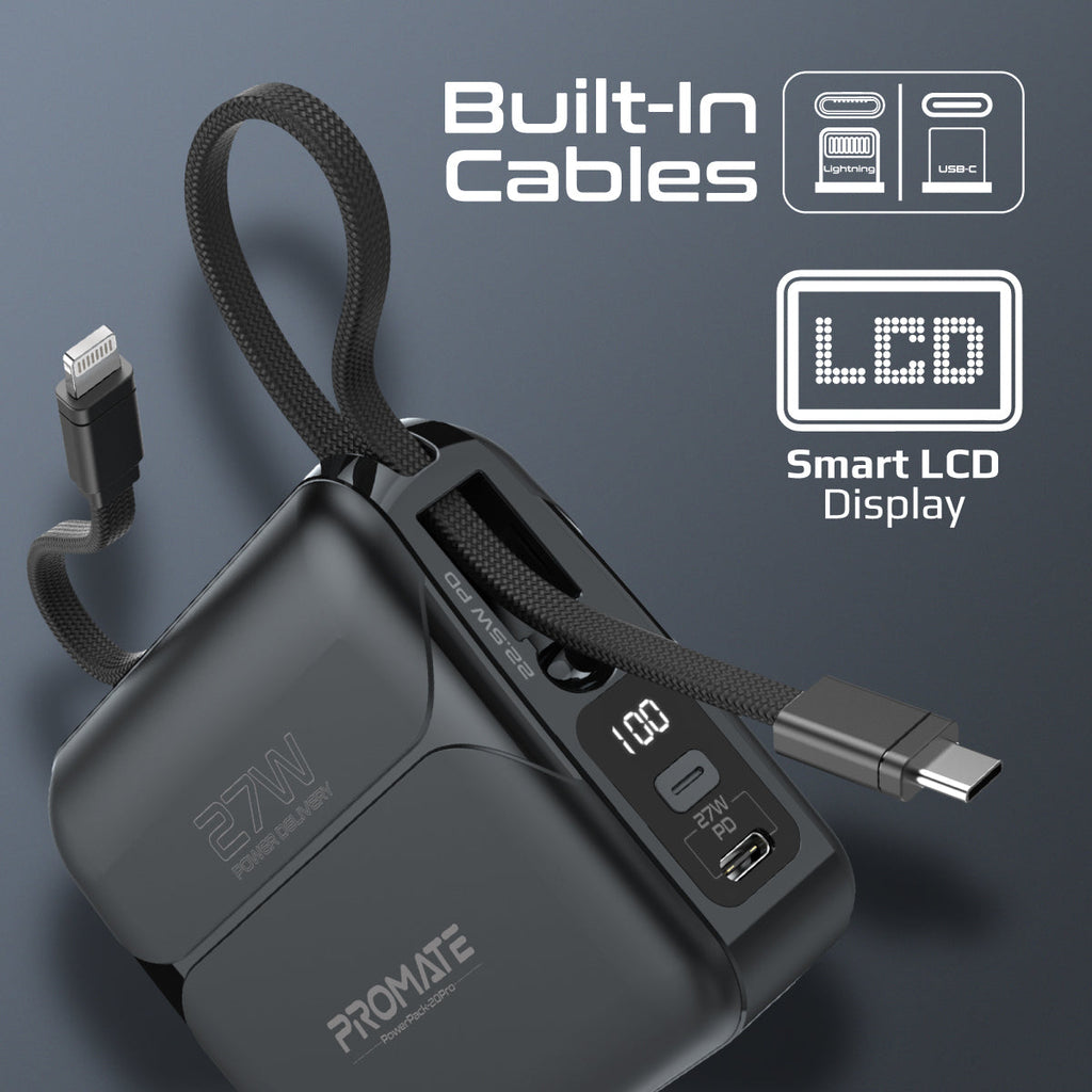 Ultra-compact 20000mAh Fast Charging Power Bank with AC Charger ...