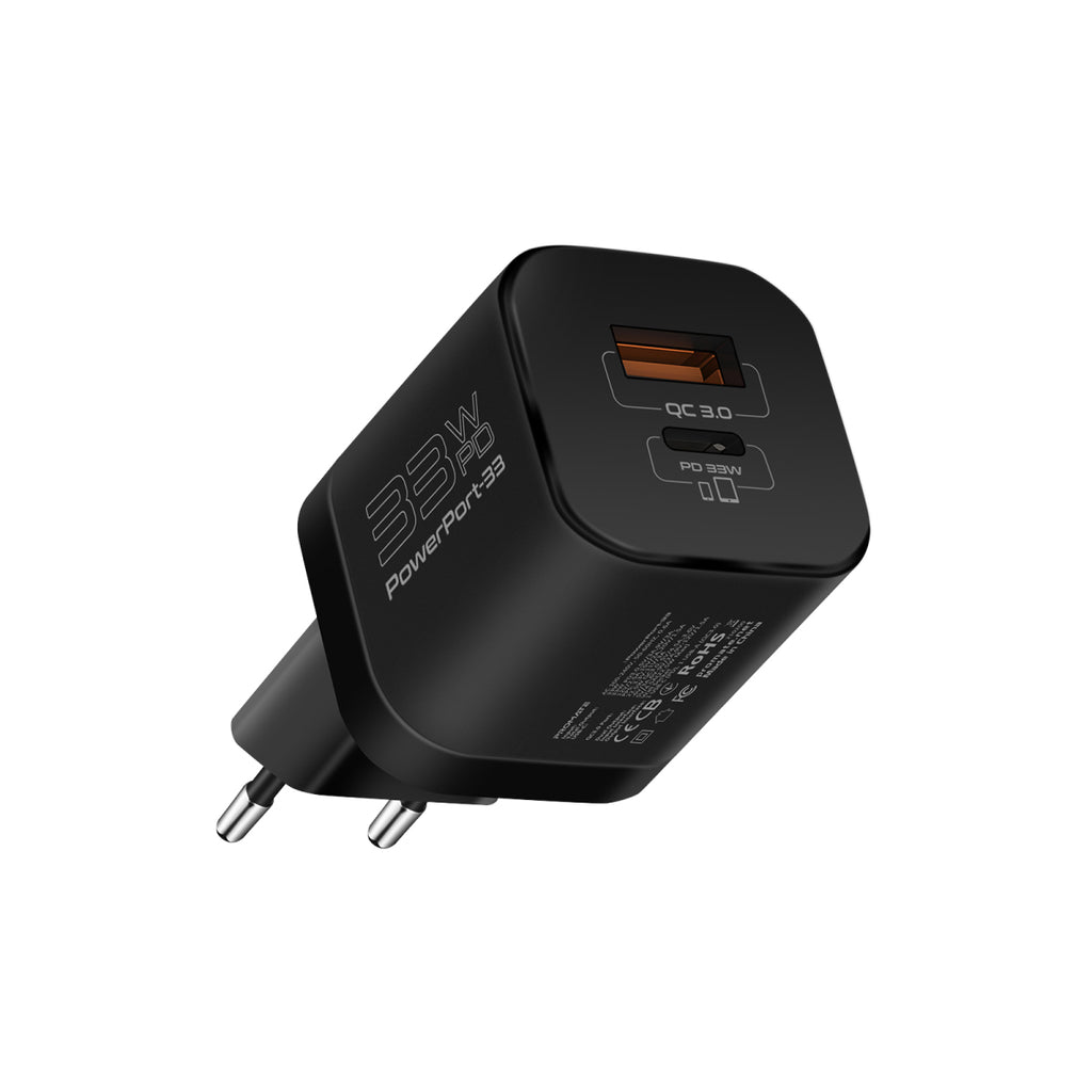 33W Power Delivery GaNFast™ Charging Adapter – Promate Philippines