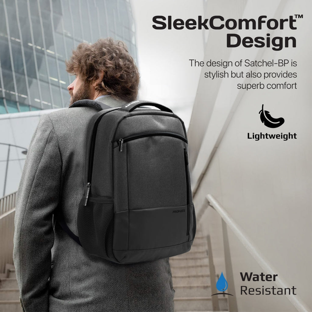 SleekComfort™ 15.6"Laptop Backpack With Multiple Pockets – Promate ...